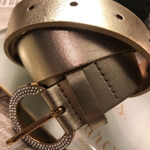 Express | Accessories | Golden Belt | Poshmark
